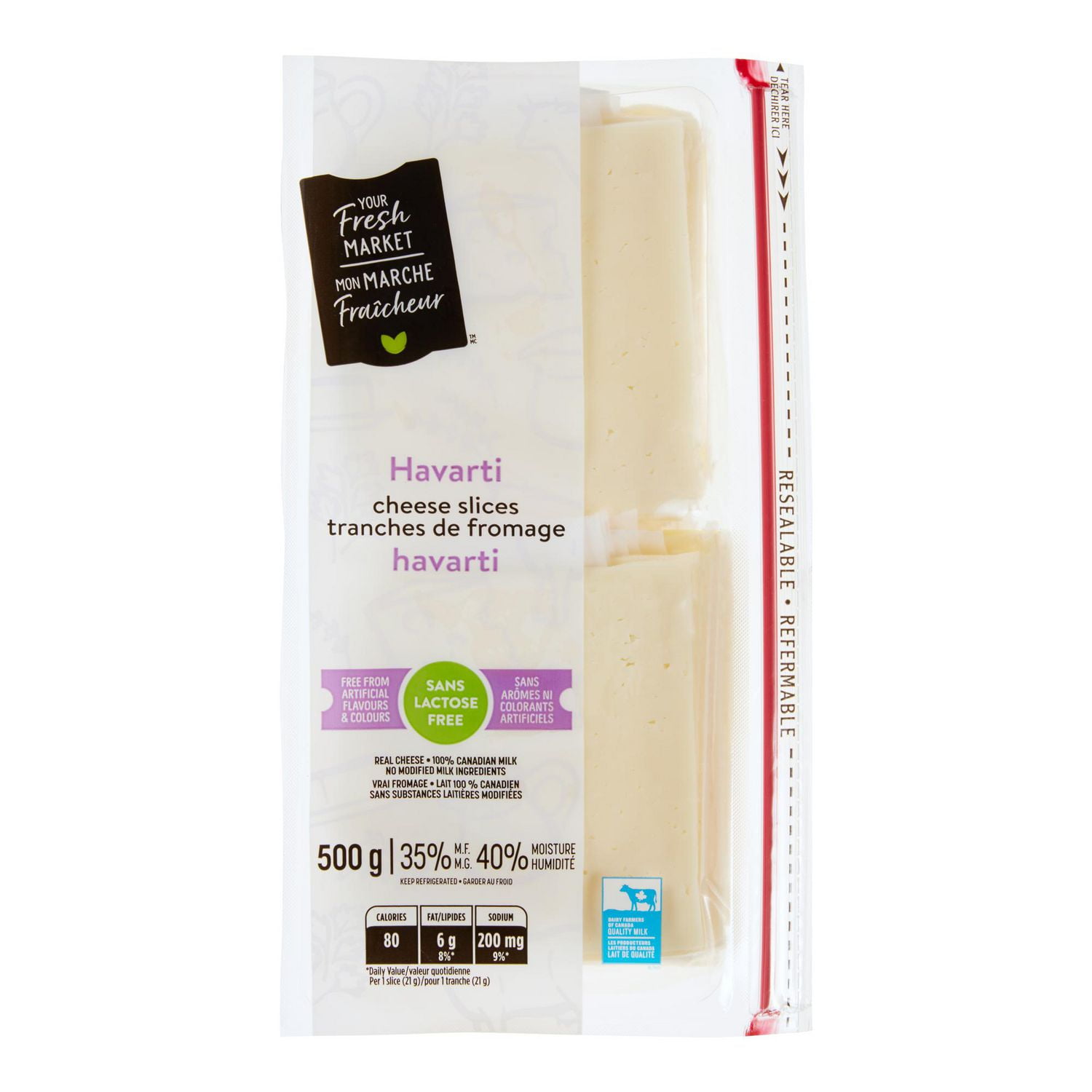 Click here for Your Fresh Market Havarti Cheese Slices prices