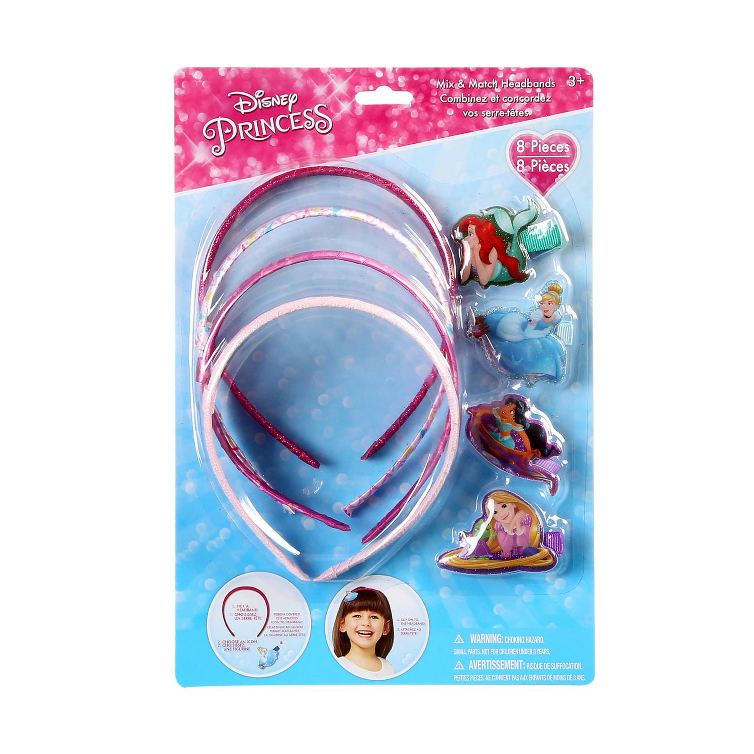 Disney Princess 4 Pack Headband Set | Walmart Canada