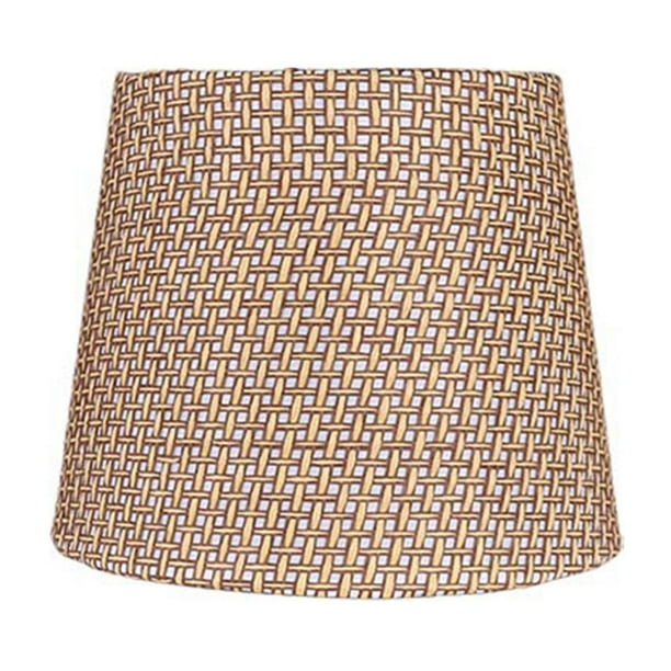 Home Trends 8" Yard Dyed Rattan Drum Lamp Shade - Walmart.ca