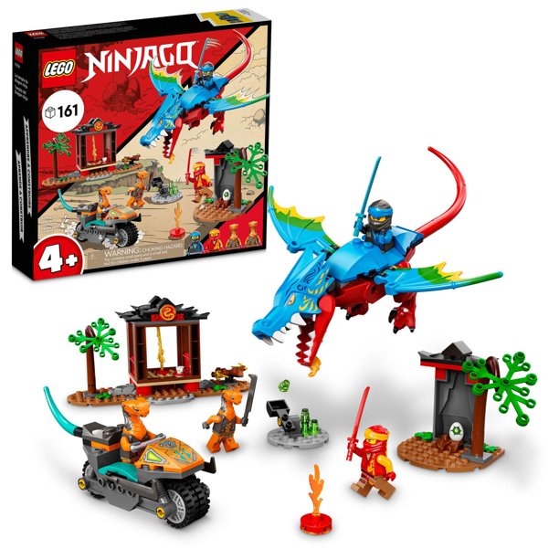 LEGO Ninjago Ninja Dragon Temple 71759 Toy Building Kit (161 Pieces ...