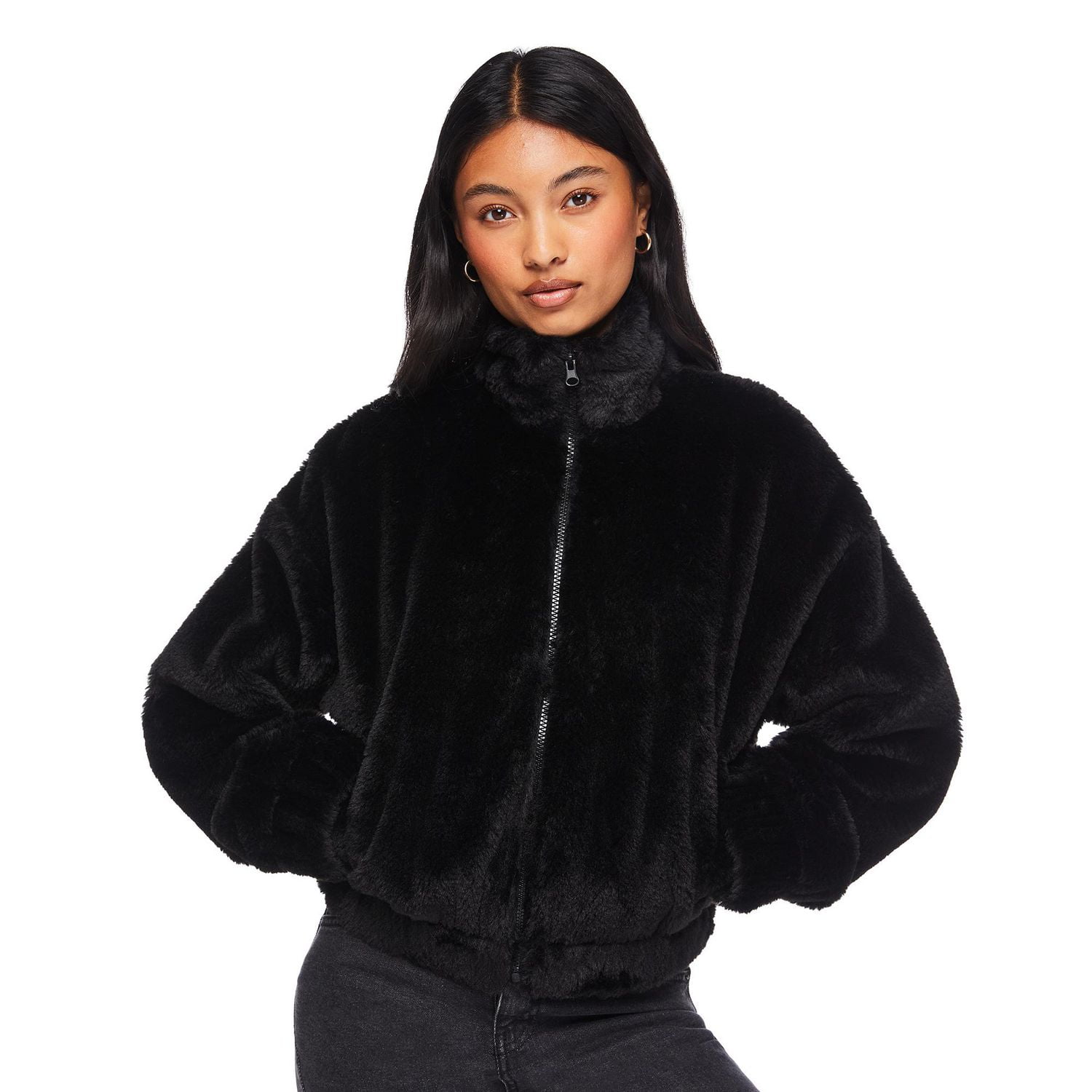 Click here for No Boundaries Womens Faux Fur Jacket Xl prices