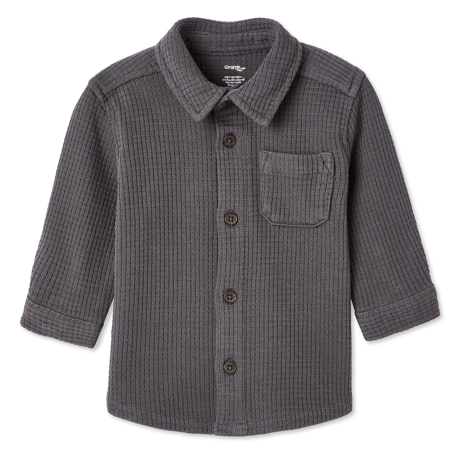 Click here for George Baby Boys Waffle Shirt 0-3 Months prices