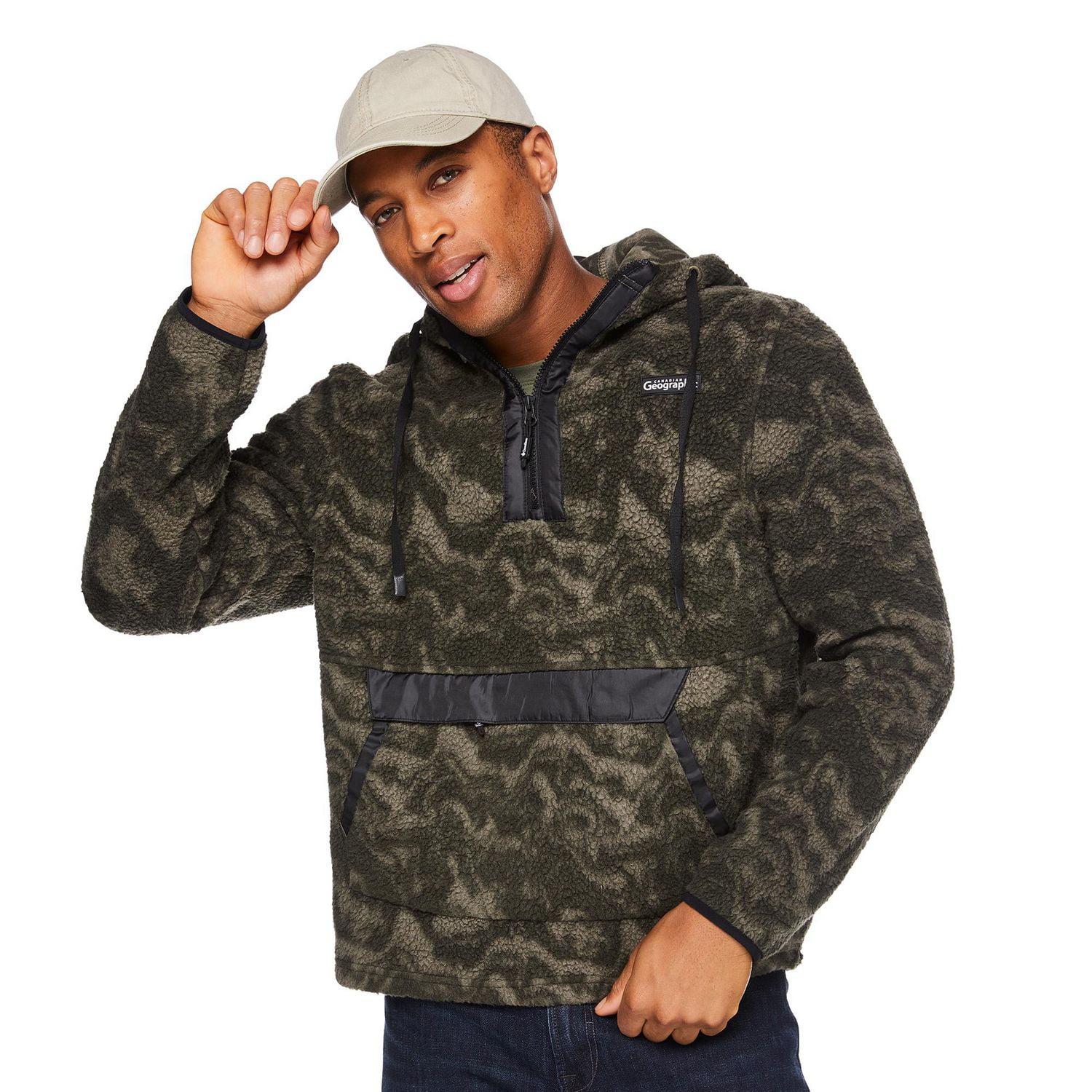 Click here for Canadiana X Rcgs Mens Faux Shearling Popover Xxl prices