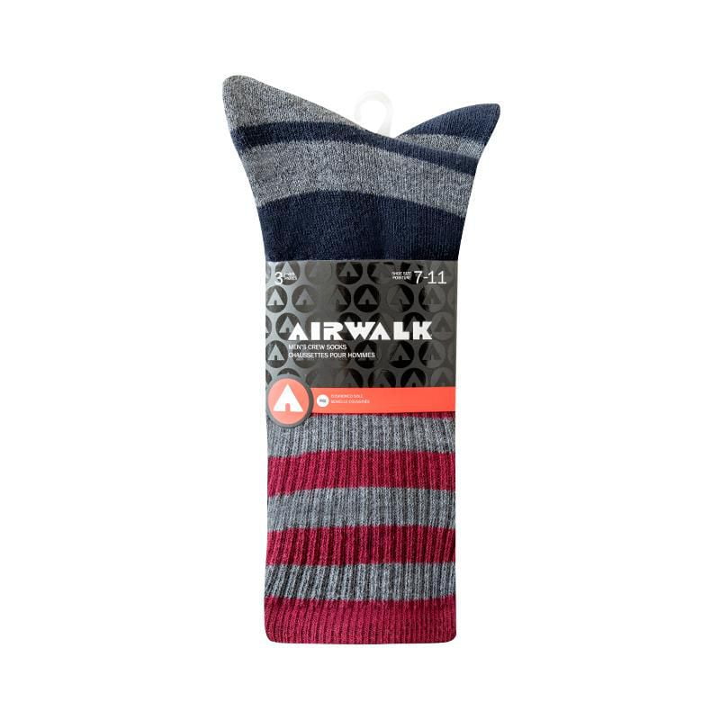 Click here for Airwalk Mens 3pk Crew Socks 7-11 prices