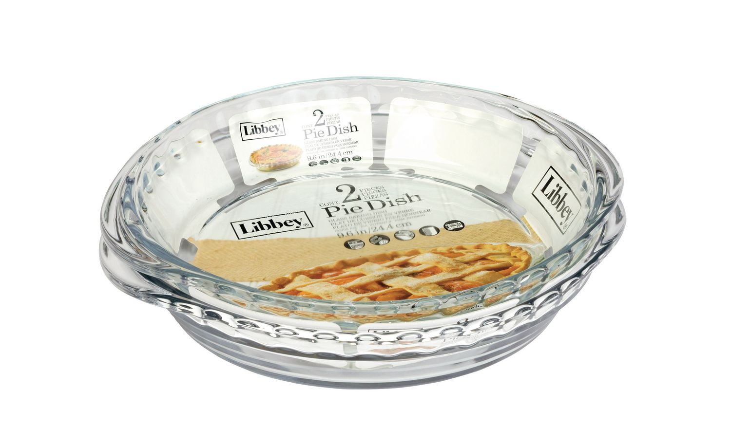 Libbey Glass Deep Pie Plate 2 Pc Walmart Canada