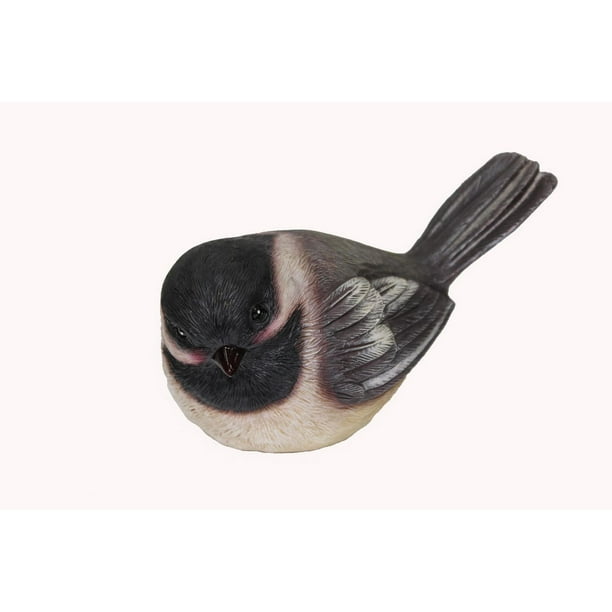 Mainstays Grey and White Fat Bird Statue - Walmart.ca
