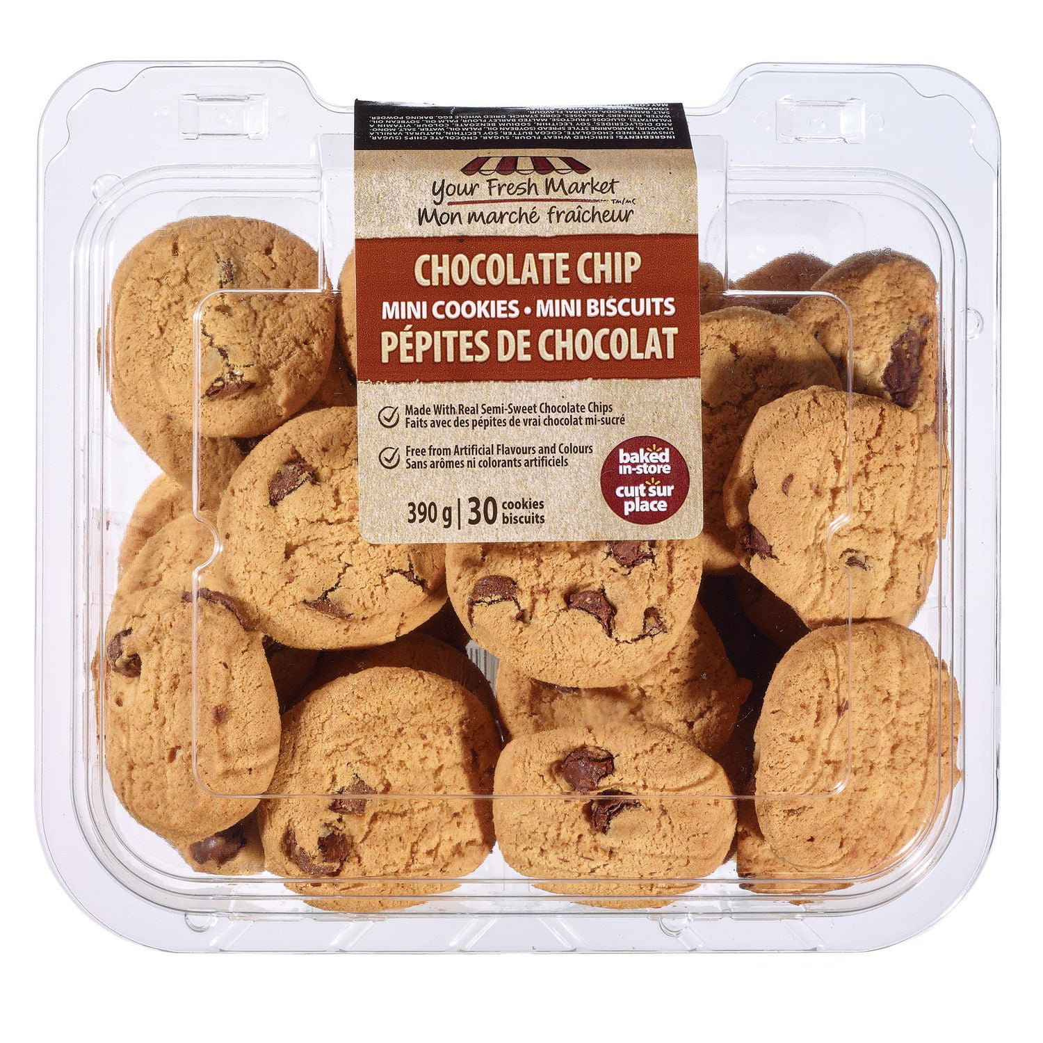 Your Fresh Market Chocalate Chip Mini Cookies | Walmart Canada
