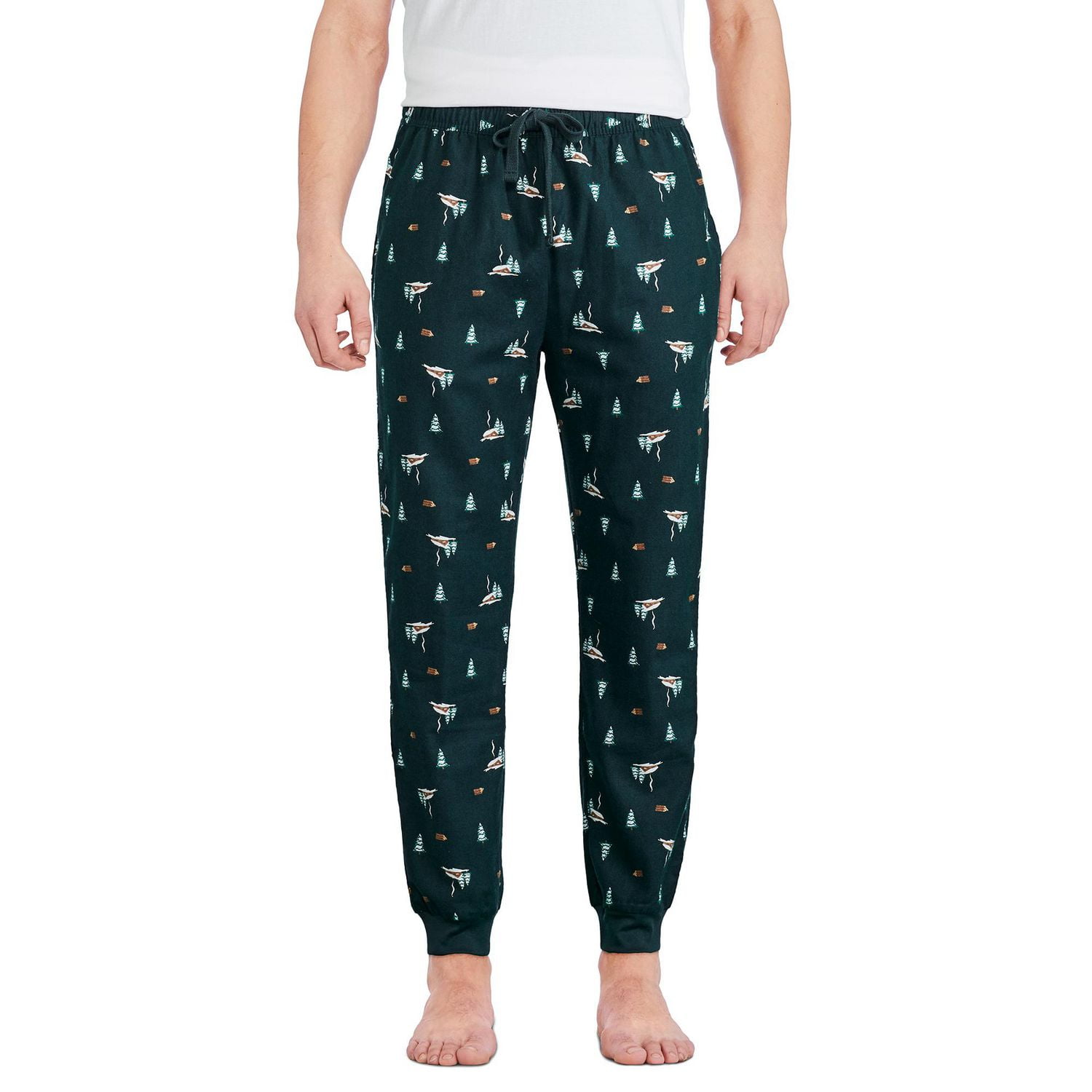 Click here for George Mens Flannel Sleep Jogger L prices