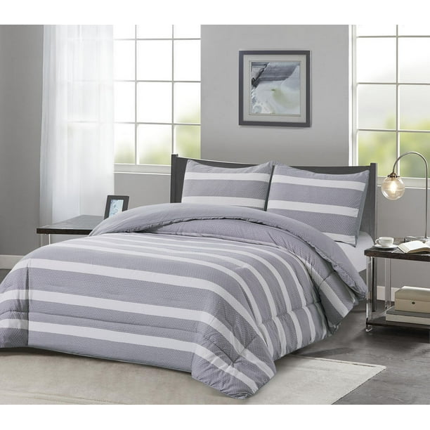 Chaps Comforter Set 2-Piece Reversible Microfiber Comforter Sham ...