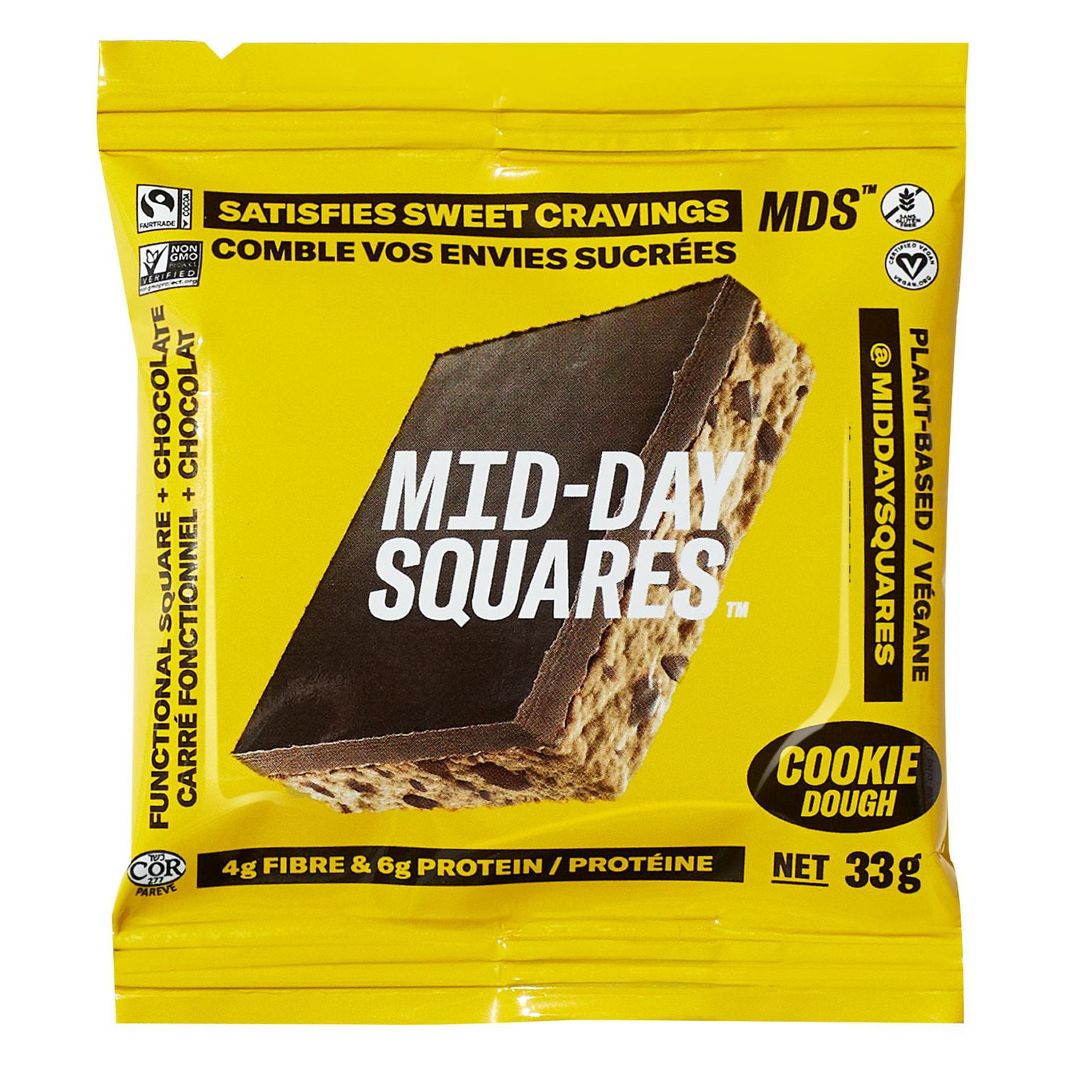 Click here for Mid-Day Squares Chocolate Cookie Dough Energy Bar prices