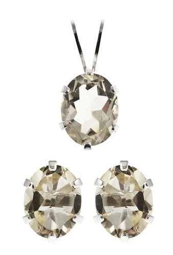 Click here for Jewels 4 Ever St. Silver Lemon Quartz Earrings Pen... prices