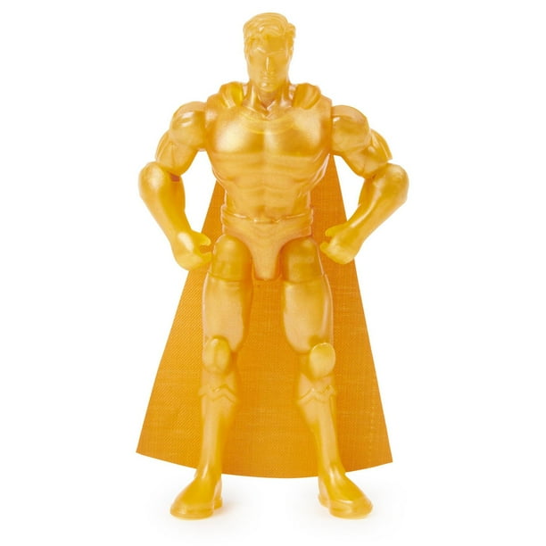 DC Comics 4-inch SUPERMAN Action Figure with 3 Mystery Accessories ...
