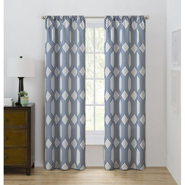 Eclipse Draft Stopper Window Curtain Panel, 1 Panel: 42"x 63", 42"x 84 ...