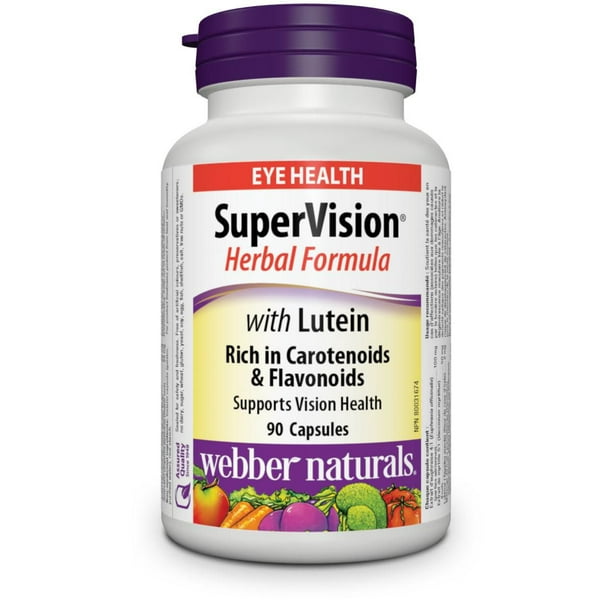 Webber Naturals® SuperVision® with Lutein Herbal Formula, 90 capsules ...