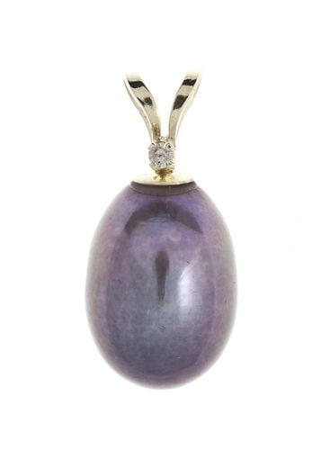 Click here for Jewels 4 Ever 14kt Gold Black Pearl Diamond Pendan... prices