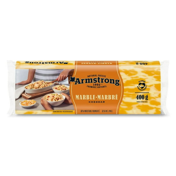 Armstrong Marble Cheddar Cheese, 400 g - Walmart.ca