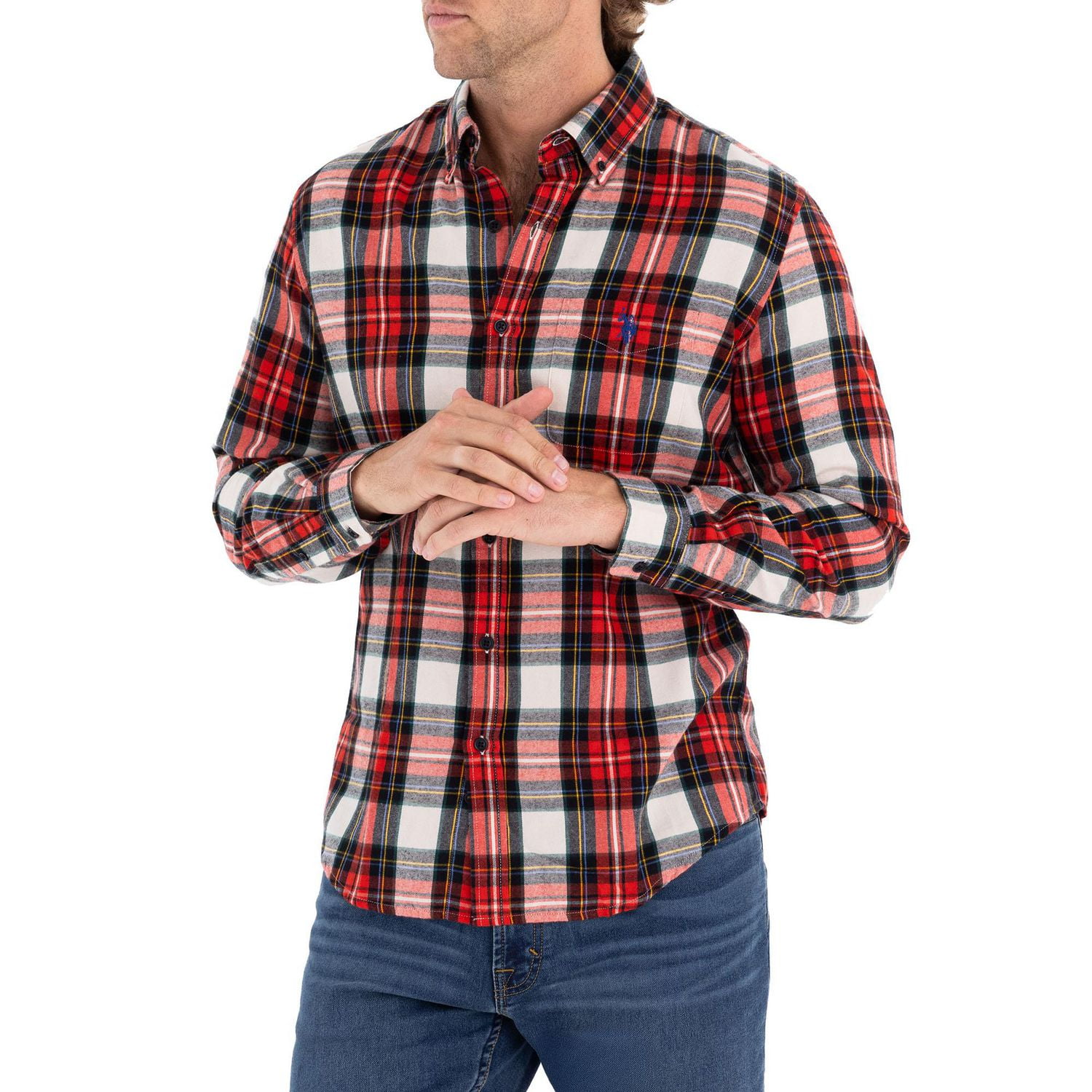 Click here for Us Polo Assn. U. S. Polo Assn. Mens Long Sleeve Bu... prices