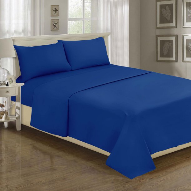 Spa Blue 4 Piece Sheet Set - Walmart.ca