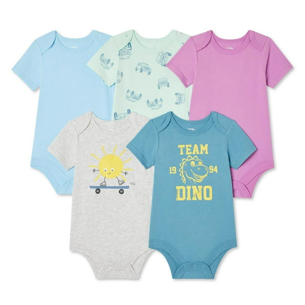George Baby Boys' Bodysuit 5-Pack - Walmart.ca