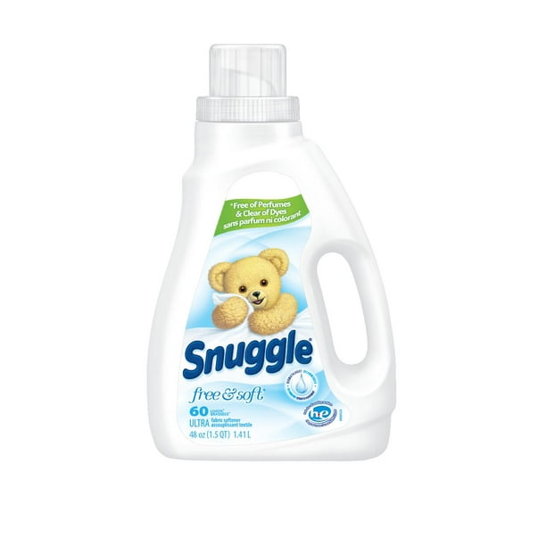 Snuggle® Free Clear Concentrated Fabric Softener 60wl, Snuggle Free ...