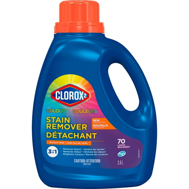 Clorox 2® for Colours, détachant et additif pour la lessive, 2.6L, sans ...