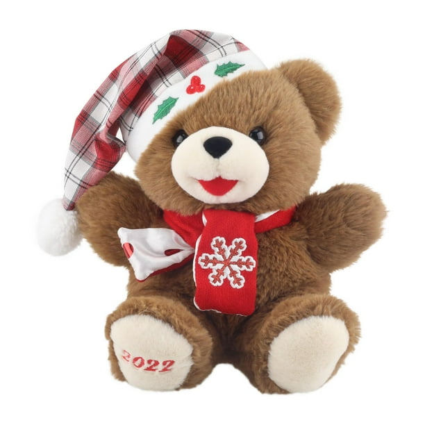 Holiday Time 10.5in Snowflake Teddy Brown Boy - Walmart.ca