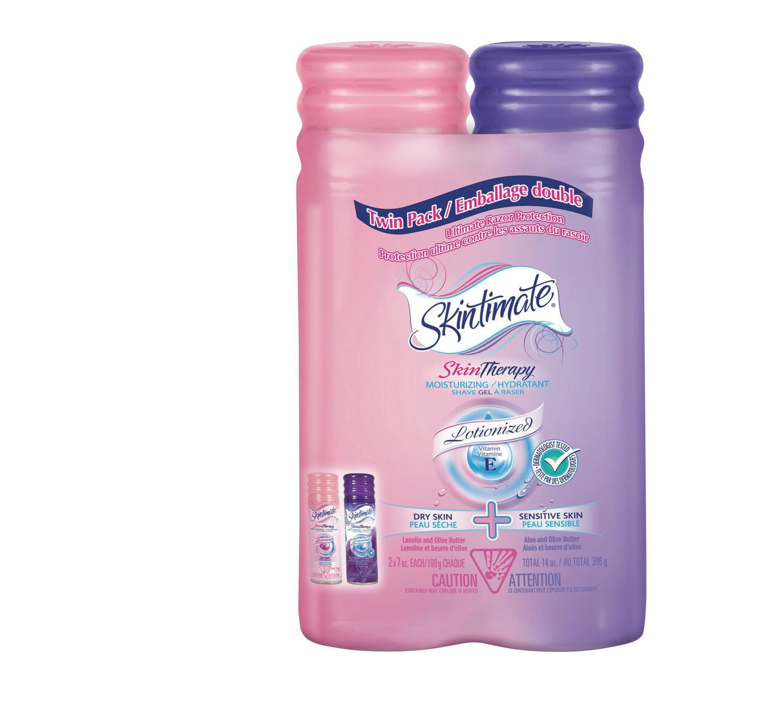 Skintimate Skin Therapy Moisturizing Womens Shave Gel Value Pack ...