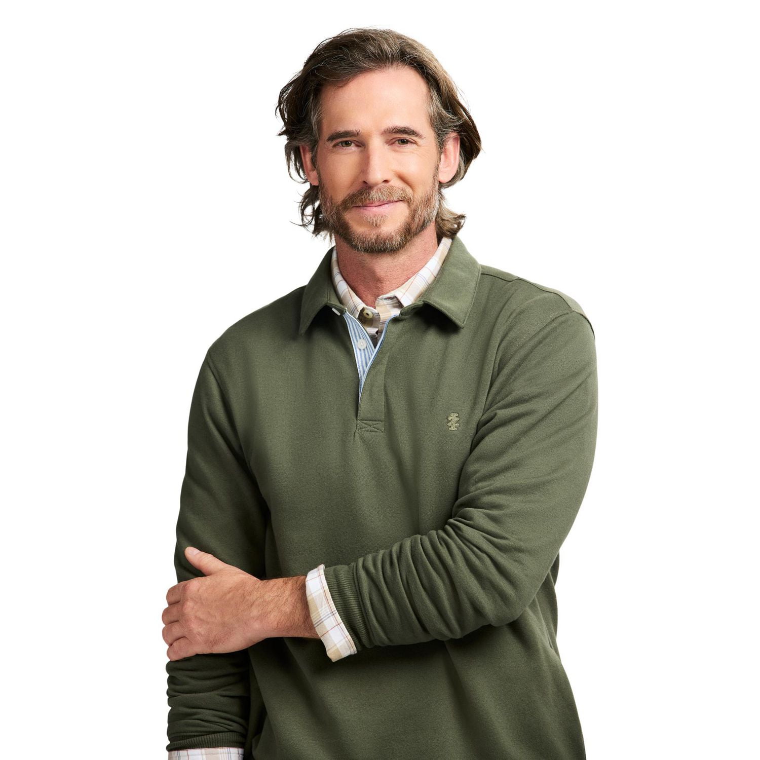 Click here for Izod L/S Polo Popover Xl prices