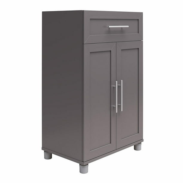 Systembuild Evolution Camberly Framed 2 Door/1 Drawer Storage Cabinet ...