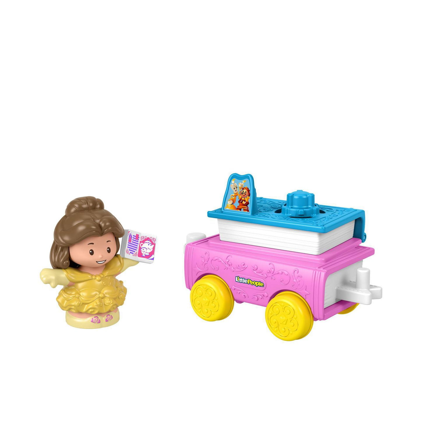 Fisher Price Disney Princess Parade Belle Chip s Float by Little People Walmart