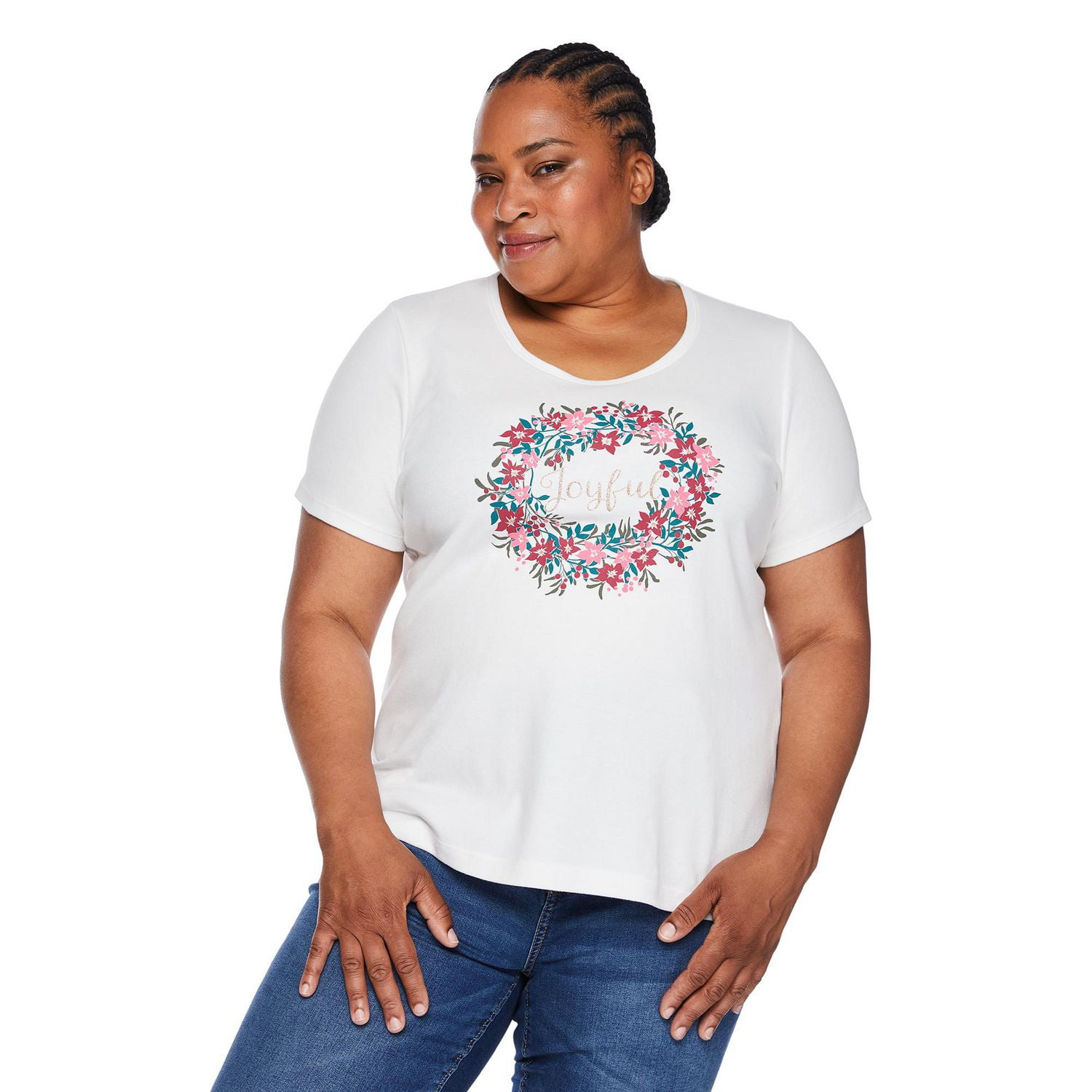Click here for Iyla Womens Plus Crew Neckline Tee 1x prices