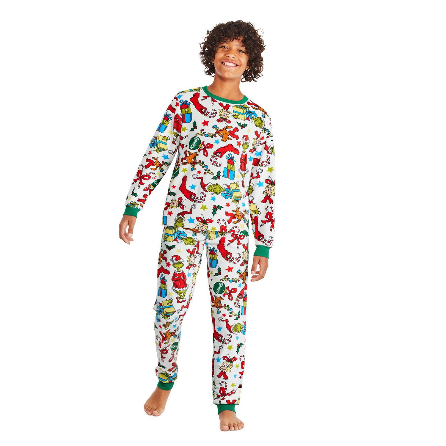 Click here for The Grinch Family Pajamas Kids M prices