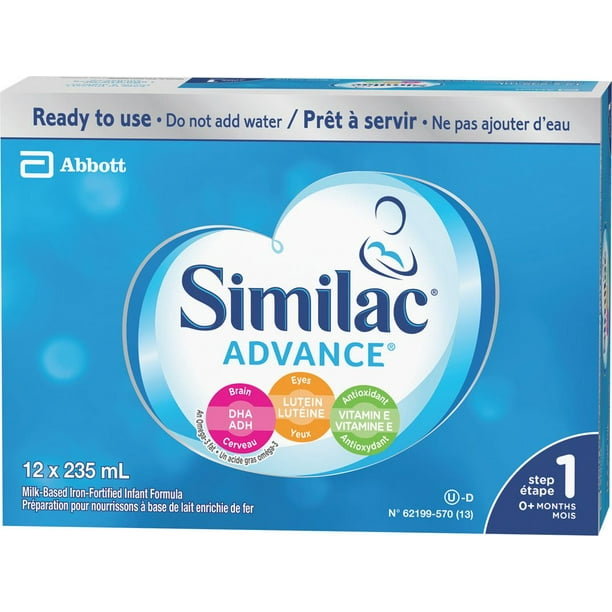 Similac Advance Omega 3 & 6, Ready-to-Use Infant Formula - Walmart.ca
