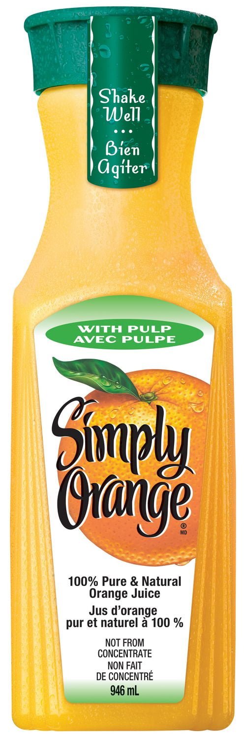 Simply Orange® with Pulp 946ml | Walmart Canada