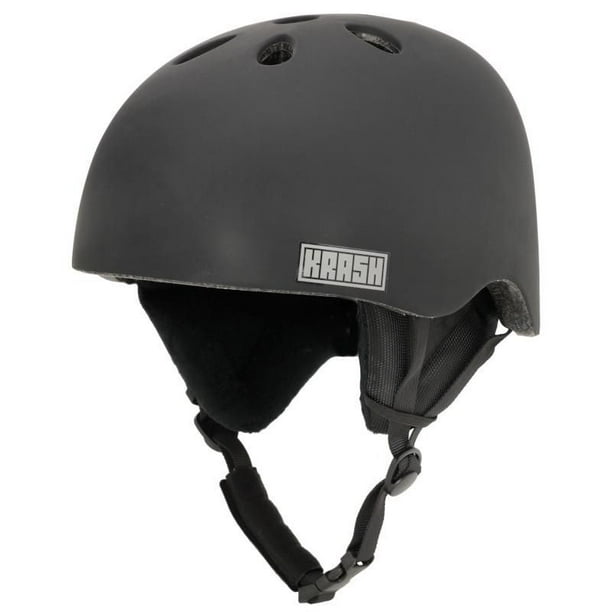 KRASH ADULT SNOW HELMET BLACK, Sizes 58-62 centimeters - Walmart.ca