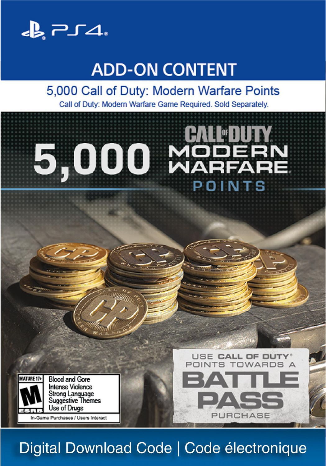 Buy 5000 Call Of Duty Modern Warfare Points On Playstation 4 Game