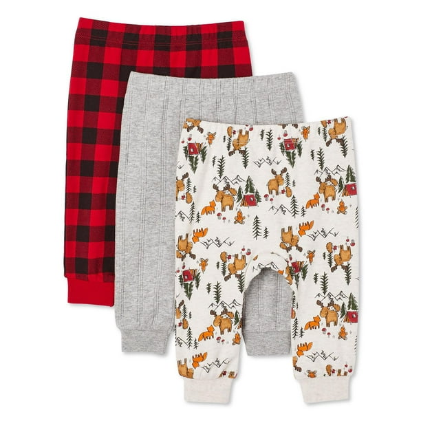 Canadiana Infants' Gender Inclusive Pant 3-Pack - Walmart.ca