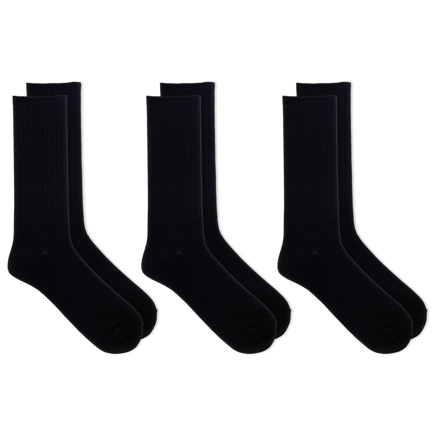 Click here for Chaps Mens Casual 3 Pair Crew Socks 6-12 prices
