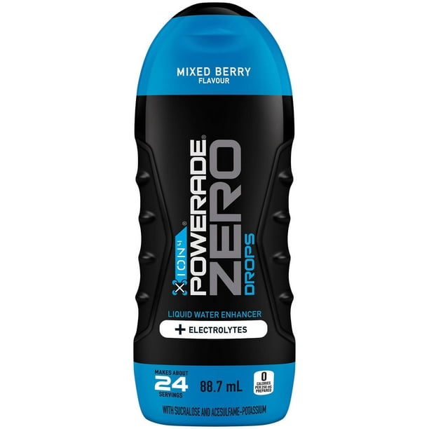 Powerade Zero ION4 Drops Mixed Berry, 88.7 mL - Walmart.ca