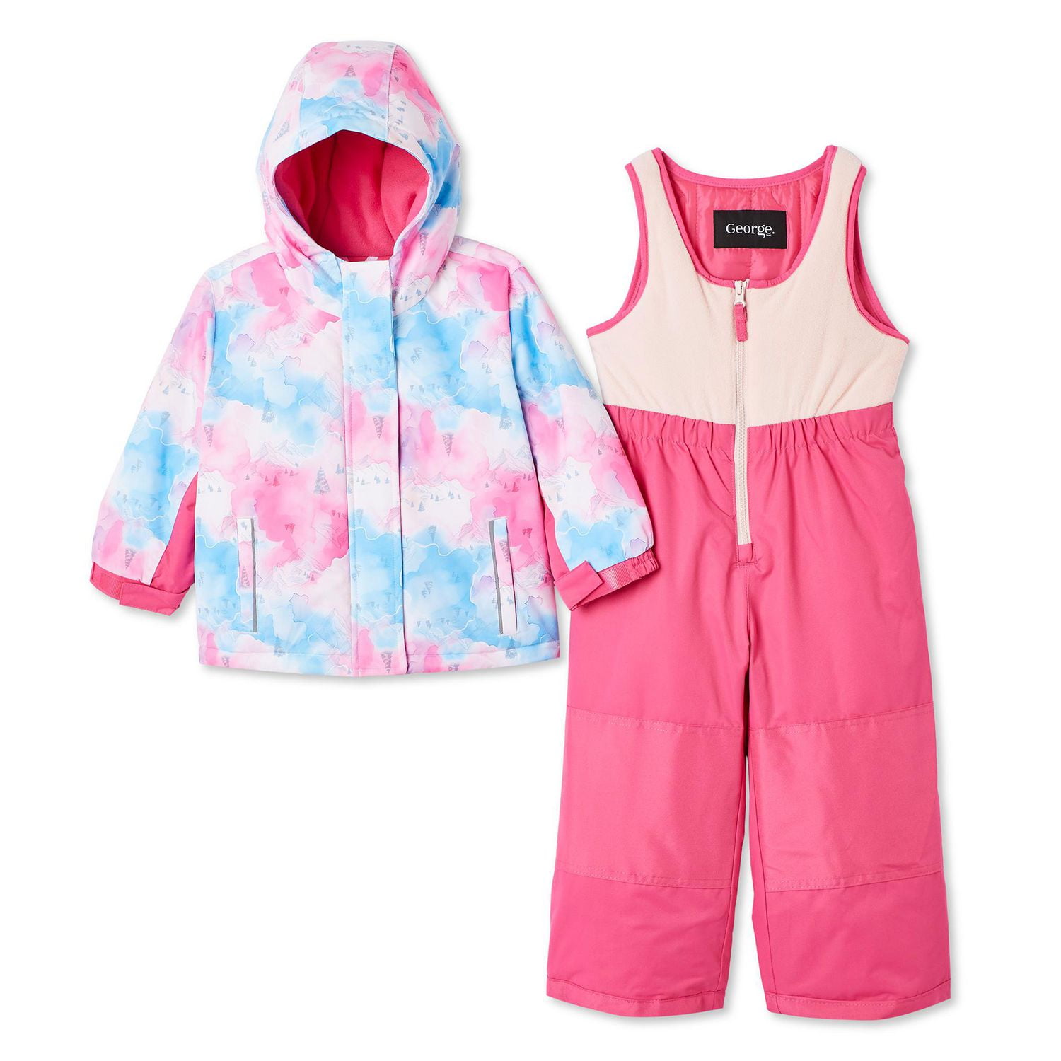 George Toddler Girls' Snow Suit 2-Piece Set, Sizes 2T-5T - Walmart.ca