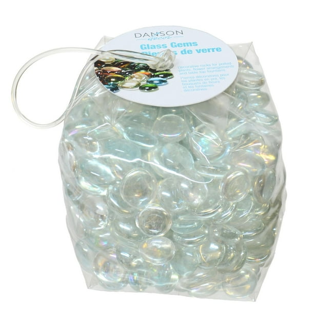Danson Decor Glass Gems - 1000G, Clear glass gems - Walmart.ca