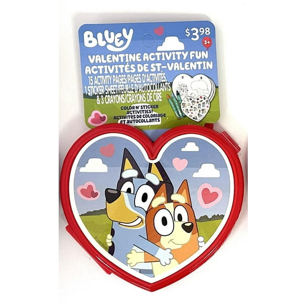 BLUEY ACTIVITY FUN, BLUEY ACTIVITY FUN - VALENTINES - Walmart.ca