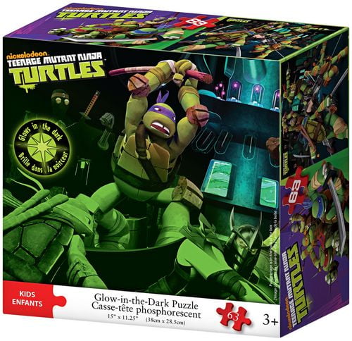 Teenage Mutant Ninja Turtles Tmnt Glow in The Dark Puzzle - 24 Pieces ...