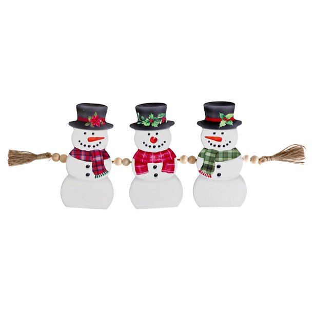 Triple Snowman Stand With Tassels - Walmart.ca