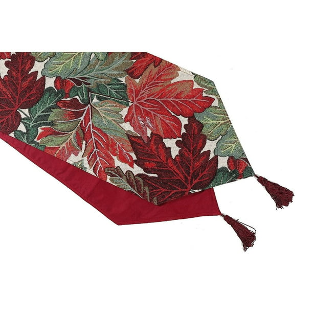 Tapestry Table Runner (Maple Leaves) (54") - Walmart.ca