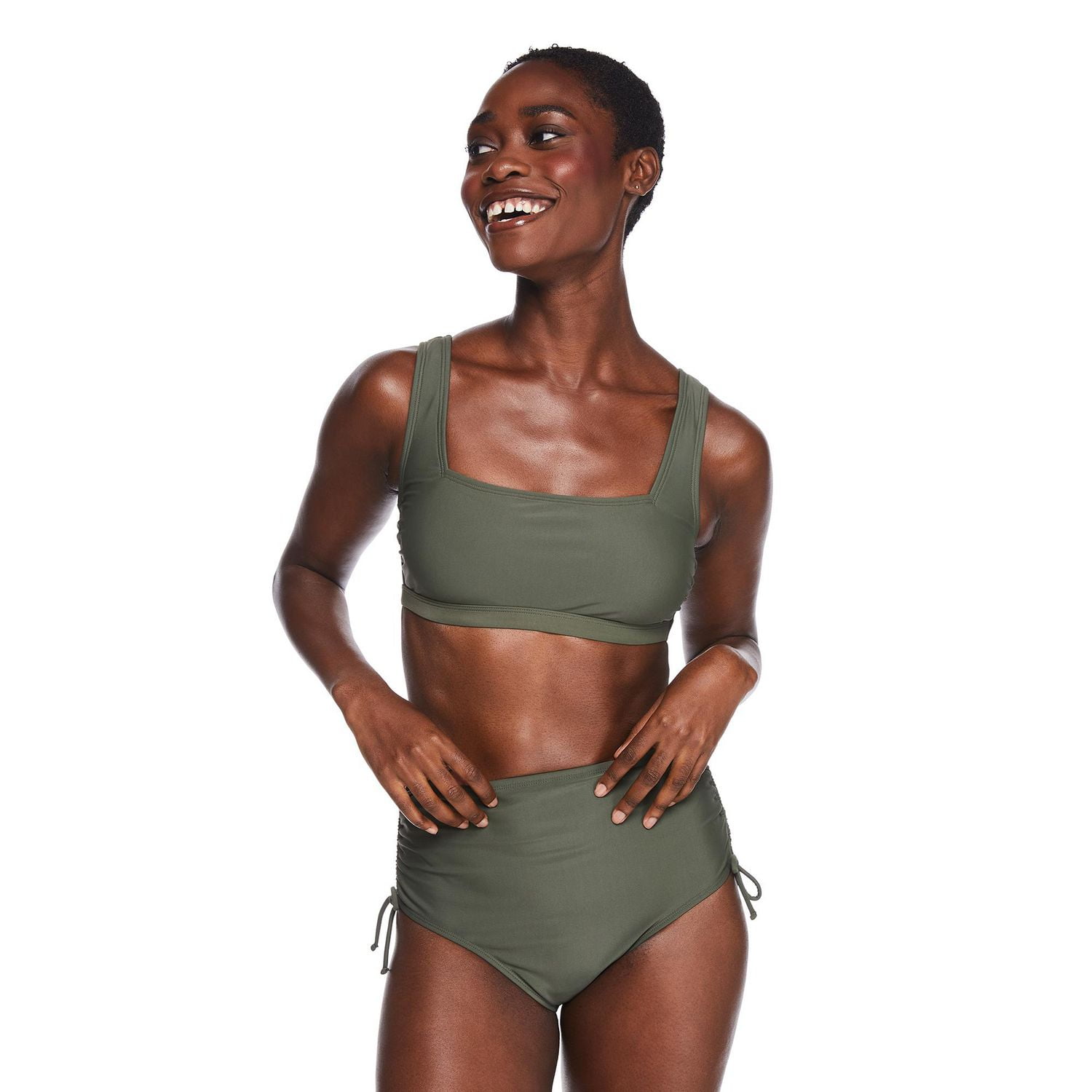 Click here for George Womens Square Neckline Bikini Top M prices