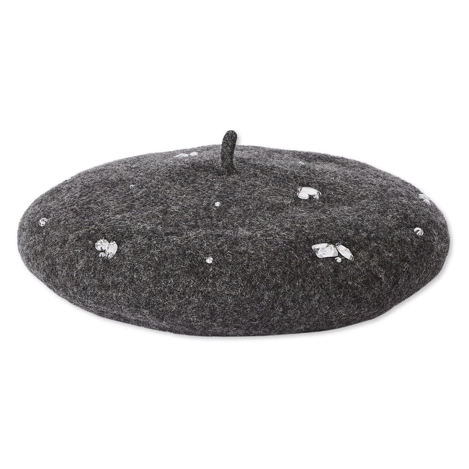 Click here for Time And Tru Womens Rhinestone Beret One Size prices