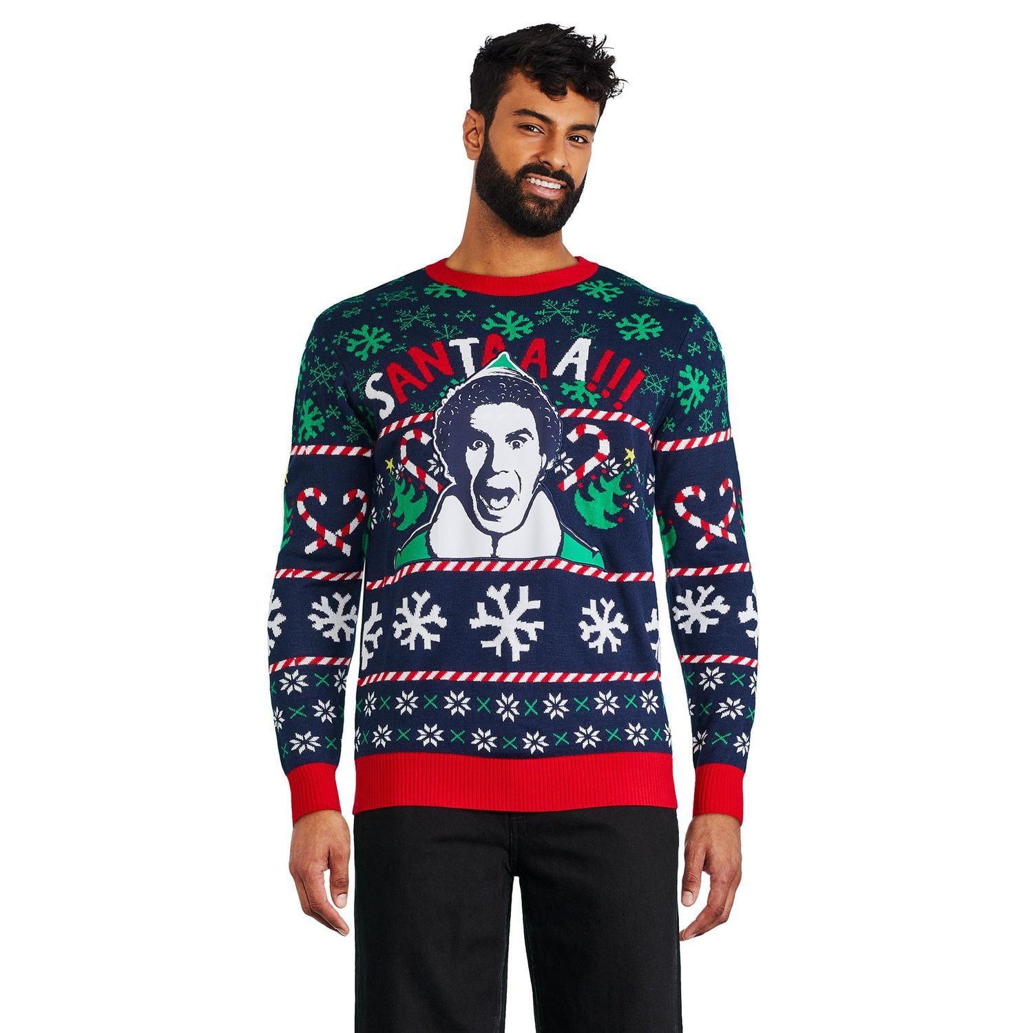 Click here for Elf Mens Holiday Sweater M prices