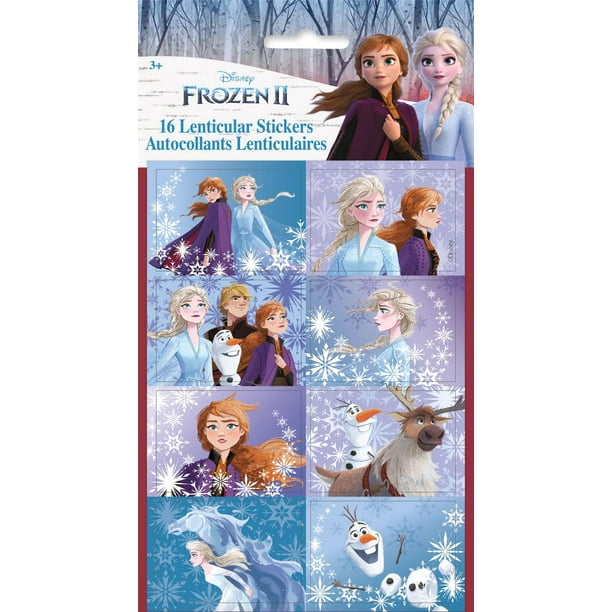 Disney Frozen 2 Lenticular 3D Stickers, 16ct, 2 sheets - Walmart.ca