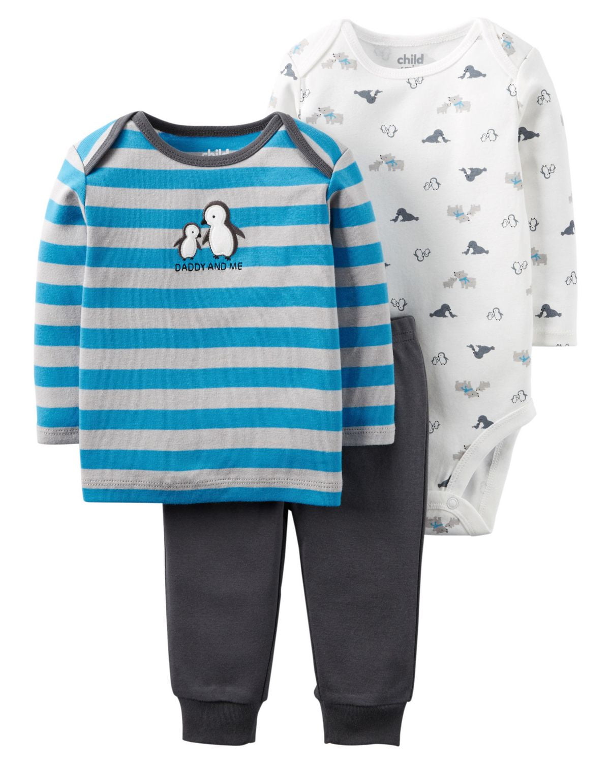 Ens. de 3 pièces essentiel pour garde-robe à motif de manchot de Child ...